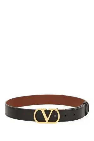 Valentino Garavani VALENTINO GARAVANI Reversible Leather Belt Multicolor