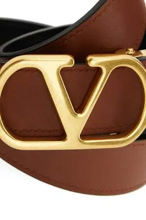 Valentino Garavani Reversible Leather Belt - Multicolor