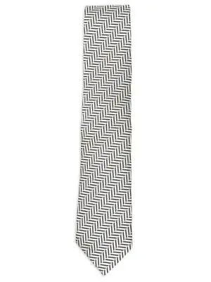 TOM FORD Silk Tie - White