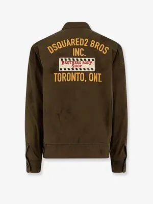 Dsquared2 Bros Cotton Padded Jacket