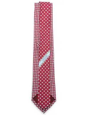 FERRAGAMO Animali Print Silk Tie