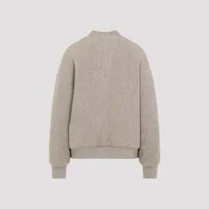 Brunello Cucinelli Rib-knit Cashmere Bomber Jacket - Multicolor