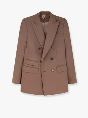 Max Mara Mxmcupola Virgin Wool Blazer - Multicolor