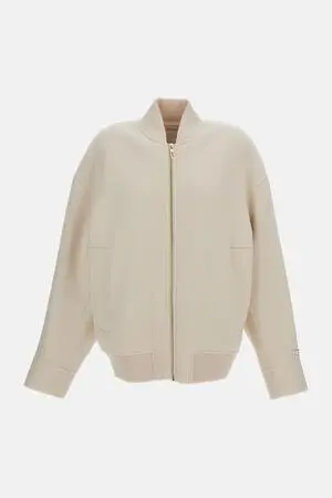 Sportmax Wool Zipped Bomber Jacket - Multicolor