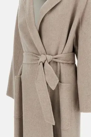 Max Mara Ludmilla Cashmere Wrap Coat - Multicolor