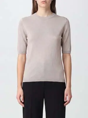 Max Mara Silk And Cashmere Knit Top - Gray