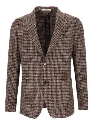 Tagliatore Montecarlo Alpaca Blend Blazer - Brown