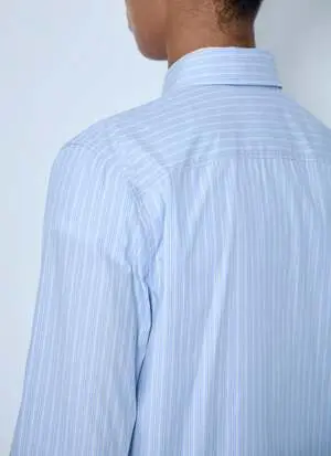 Saint Laurent Striped Cotton Shirt