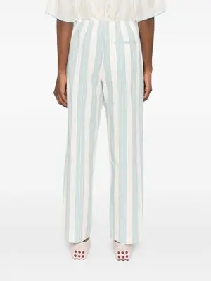 FORTE_FORTE Striped Drawstring Trousers