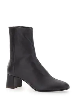 AQUAZZURA Saint Honore Leather Ankle Boots - Multicolor