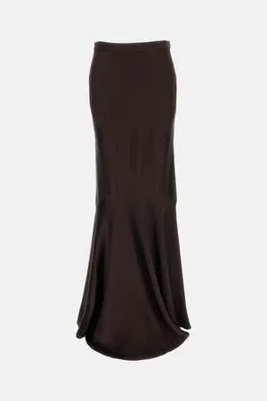 Max Mara Envers Satin Long Skirt - Multicolor