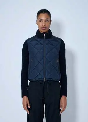Moncler Diamond Quilted Jacket - Blue
