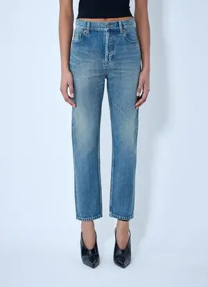 Saint Laurent Cropped Jeans For Women