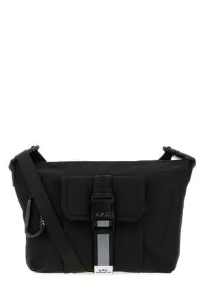 A.p.c. Canvas Trek Crossbody Bag - Black