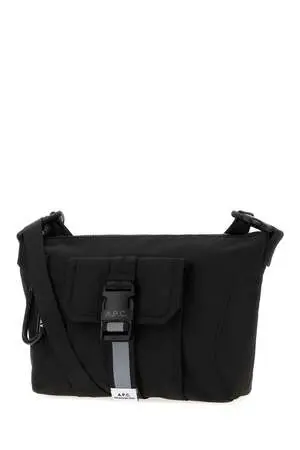 A.p.c. Canvas Trek Crossbody Bag - Black