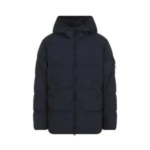 Stone Island Padded Quilted Jacket - Blue