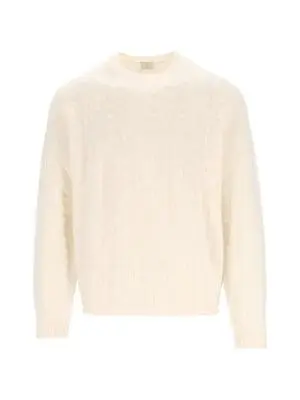 Eleventy Cable-knit Jumper - White