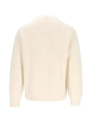 Eleventy Cable-knit Jumper - White