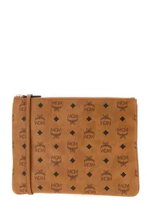 Mcm Printed Canvas Aren Crossbody Bag