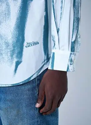 JEAN PAUL GAULTIER Abstract Print Button-down Shirt