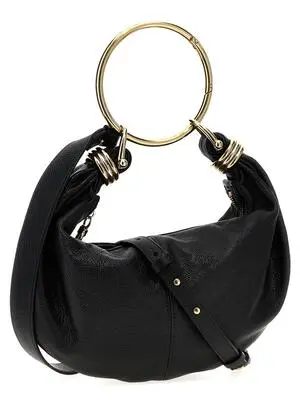 Chloé Bracelet Hobo Piccola Handbag - Black