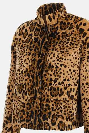 Max Mara Printed Velvet Jacket - Multicolor