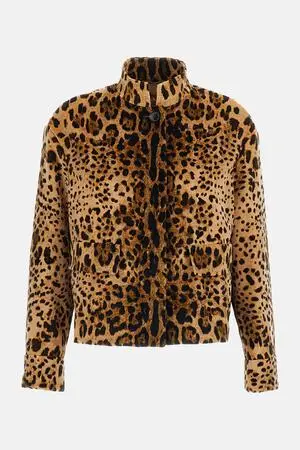 Max Mara Printed Velvet Jacket - Multicolor