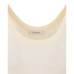 LEMAIRE Rib Tank Top - White