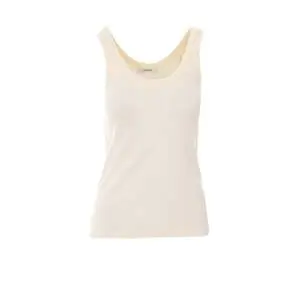 LEMAIRE Rib Tank Top - White