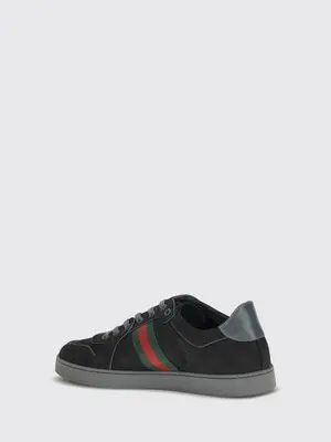 Gucci Stretch Gg Monogram Jacquard Sneakers With Striped Detail
