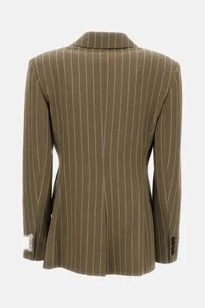 Max Mara Pinstripe Double-breasted Blazer