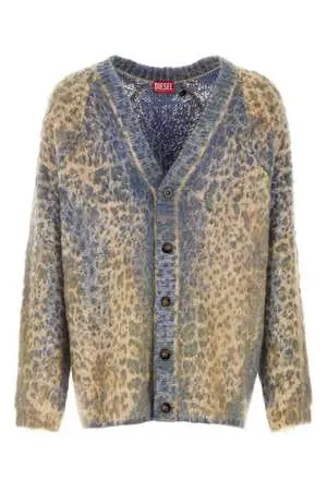 DIESEL® Printed Cotton Blend Cardigan