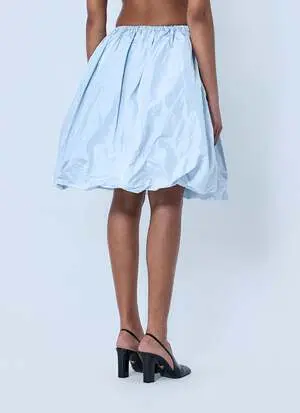 Prada Balloon Skirt In Structured Fabric