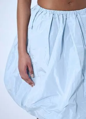 Prada Balloon Skirt In Structured Fabric