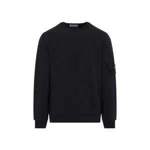 Stone Island Cotton Sweatshirt - Black