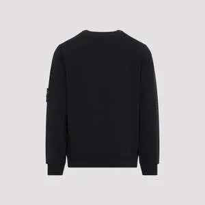Stone Island Cotton Sweatshirt - Black