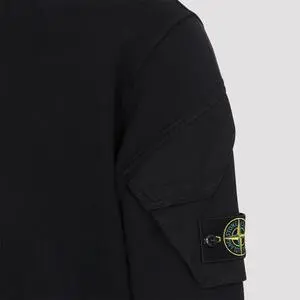 Stone Island Cotton Sweatshirt - Black