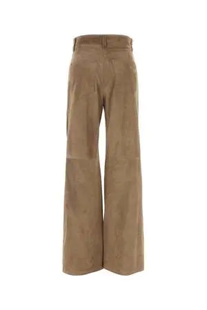 Brunello Cucinelli Biscuit Suede Pant