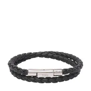 TOD'S Leather Mycolors Bracelet - Black