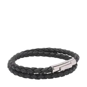 TOD'S Leather Mycolors Bracelet - Black