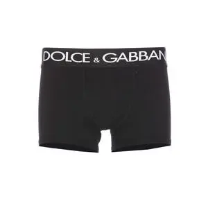 Dolce & Gabbana Logo Boxer 2 Pack - Black