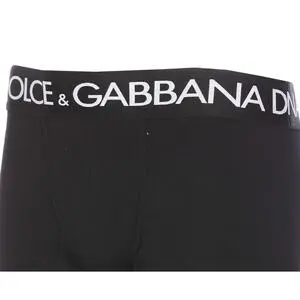 Dolce & Gabbana Logo Boxer 2 Pack - Black