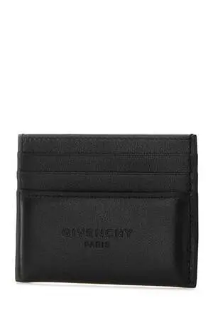 Givenchy Leather Card Holder - Black