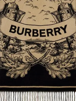 Burberry Gallant Knight Cashmere Scarf