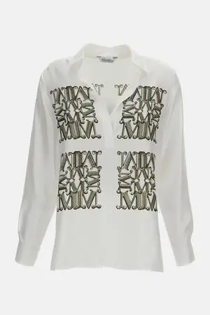 Max Mara Printed Silk Shirt - Multicolor