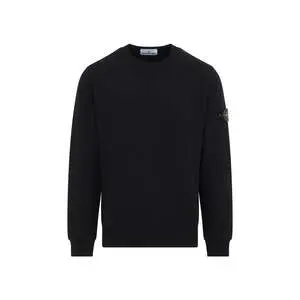 Stone Island Stone Island Cotton Crewneck Sweatshirt Black