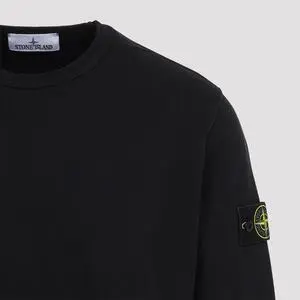 Stone Island Cotton Crewneck Sweatshirt - Black