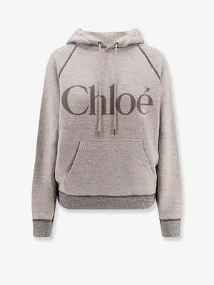 Chloé Cotton Blend Sweatshirt - Multicolor