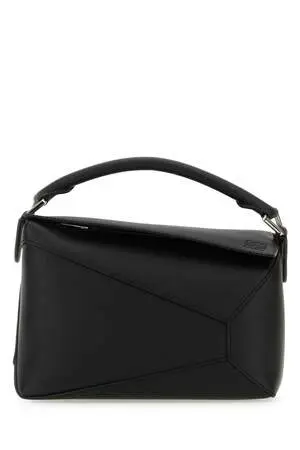 Loewe Leather Puzzle Handbag - Black
