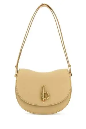 Burberry Leather Shoulder Bag - Brown
